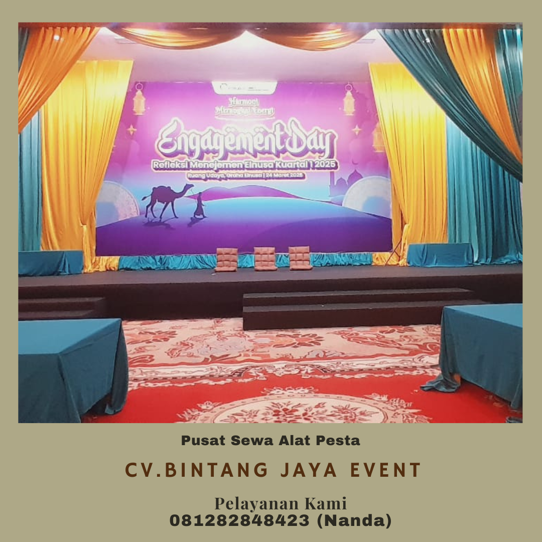 Rental Backdrop Panggung Dan Pameran Berkualitas Karawang