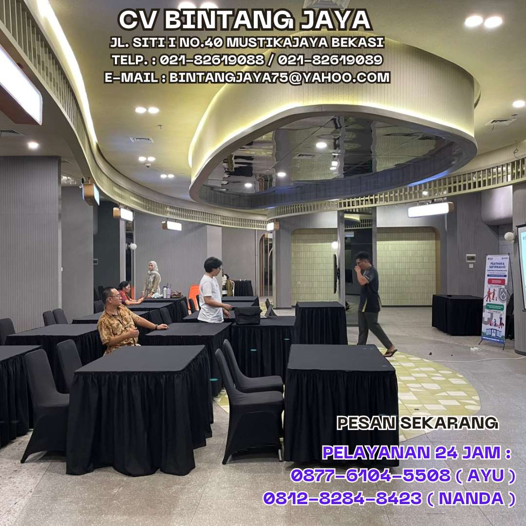 Rental kursi dan meja HPL polos jakarta