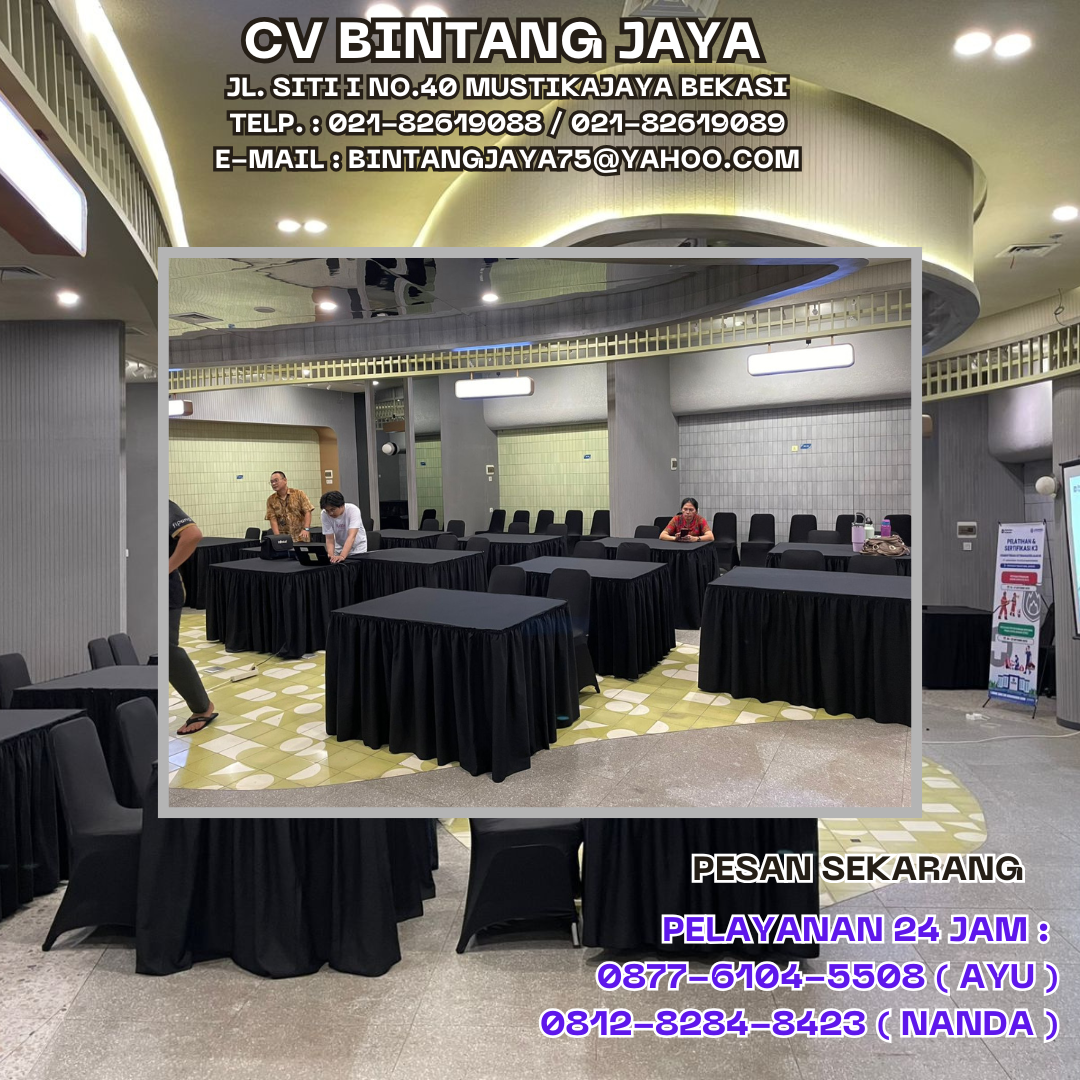 Rental kursi dan meja HPL polos jakarta